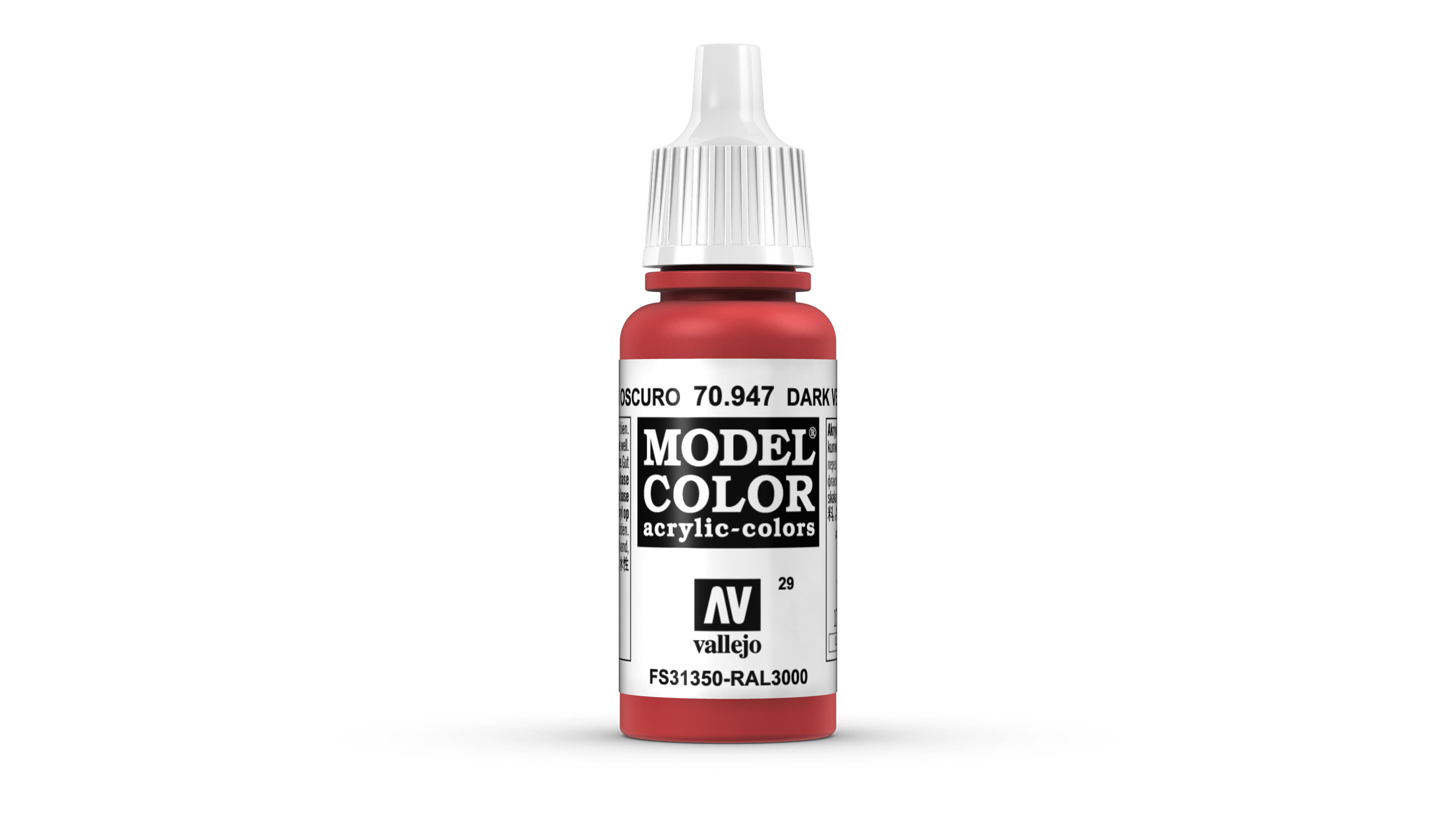 Vallejo Model Color Colour 70-947 Red 029