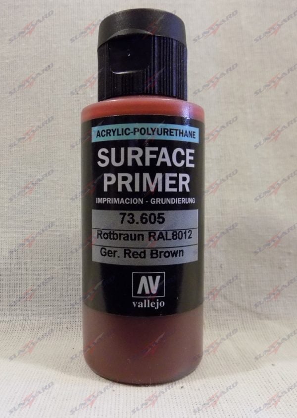 60ml Vallejo Primer Model Color Colour 73605 German Red Brown