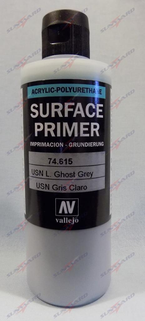 200ml Vallejo Primer Model Color Colour 74615 USN Light Ghost Grey Gray