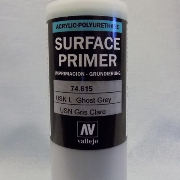 200ml Vallejo Primer Model Color Colour 74615 USN Light Ghost Grey Gray