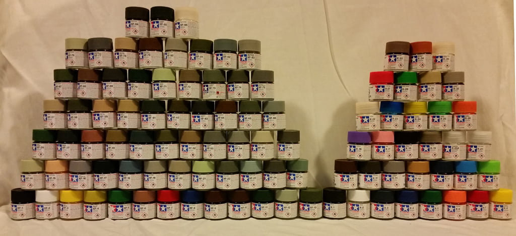 Full Set of 33 X and 66 XF Tamiya Colours