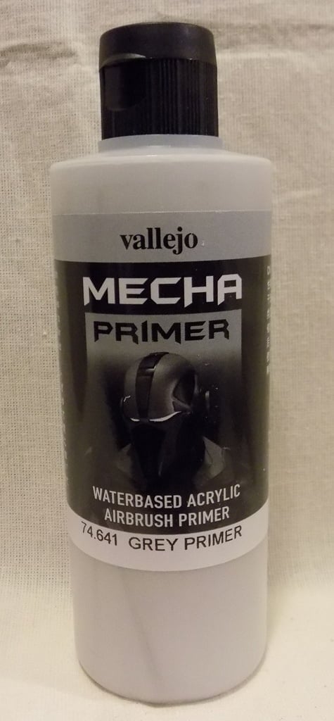 Vallejo Mecha Acrylic Primers Mecha Grey Primer 74641 200ml • Canada's largest selection of ...