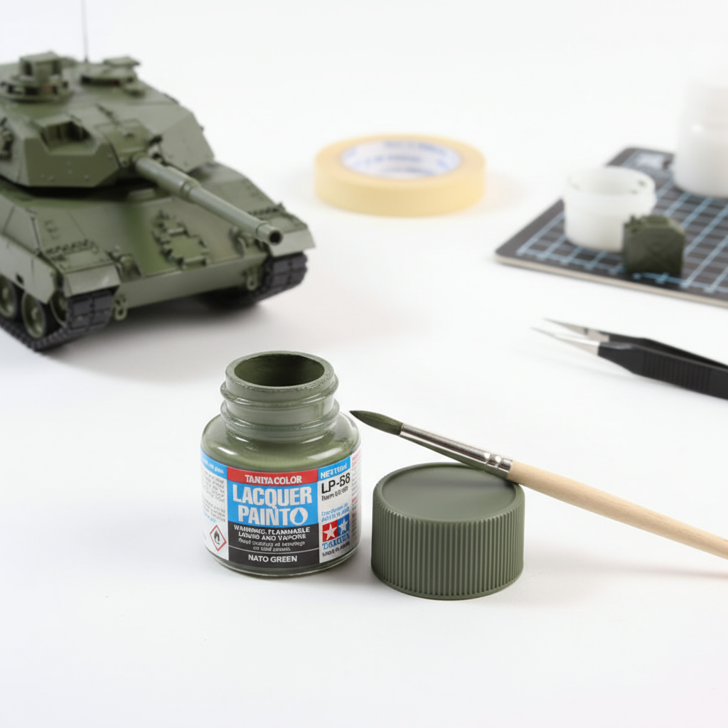 Tamiya Lacquer Paint 82158 LP-58 LP58 NATO Green • Canada's largest ...