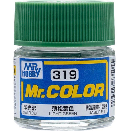 Mr Color Paint Aircraft Line Paint C319 Light Green SemiGloss • Canada ...