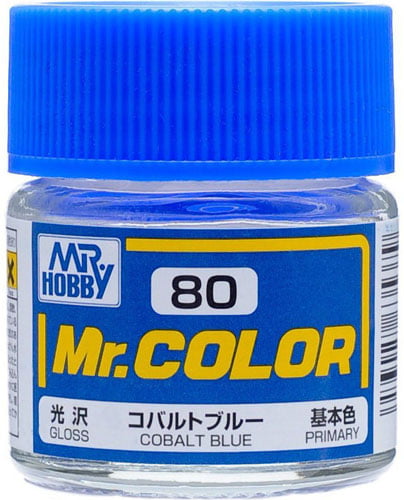 Mr Color Paint Primary Line Paint C80 Cobalt Blue SemiGloss • Canada's ...