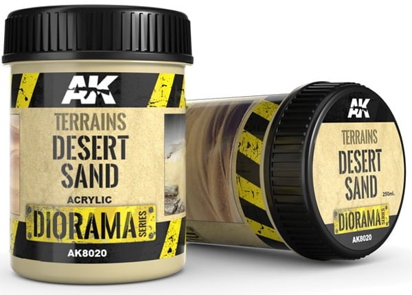 AK Interactive Terrains Desert Sand 250ml AKI 8020 • Canada's largest ...