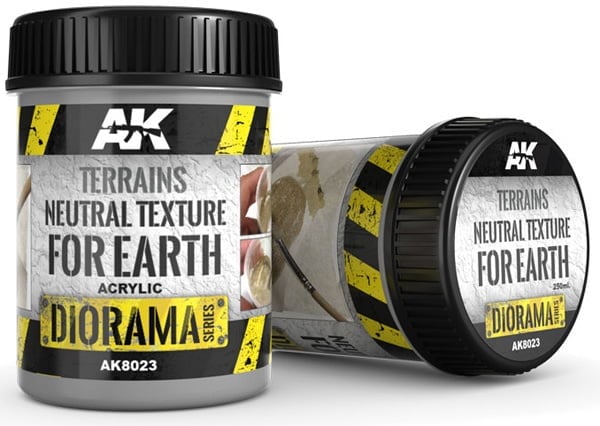AK Interactive Terrains Neutral Texture for Earth Base Product 250ml ...