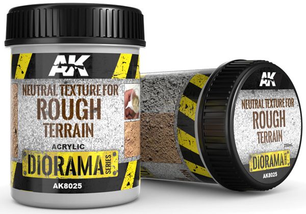 AK Interactive Neutral Texture for Rough Terrain Base Product 250ml AKI ...