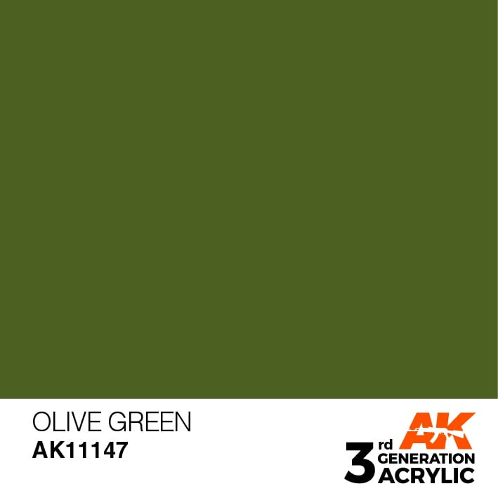 AK Interactive Acrylic Olive Green Standard 11147 • Canada's largest ...