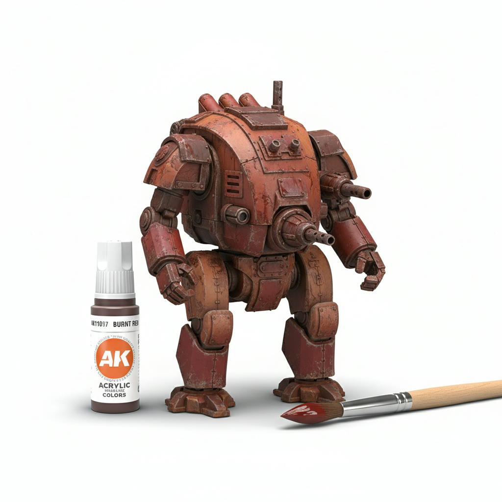 AK Interactive Acrylic Burnt Red Standard 11097 • Canada's largest ...