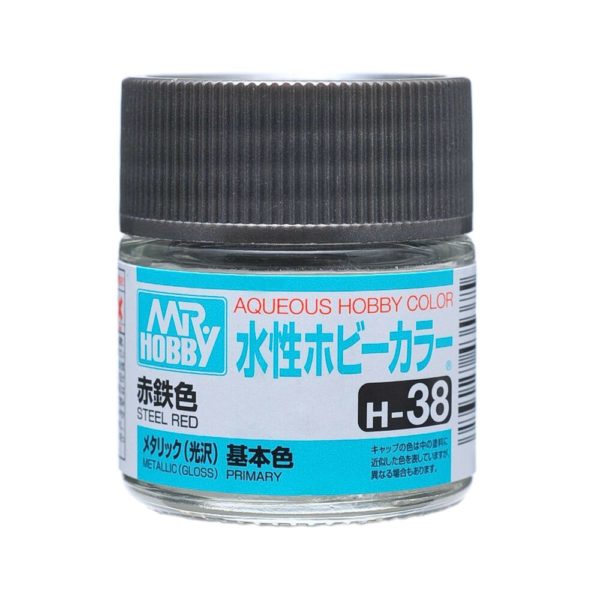 Mr Hobby Aqueous H38 Metallic Gloss Steel Red Primary • Canada's ...