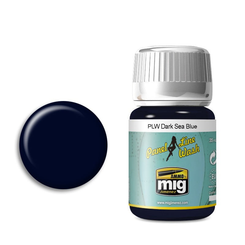Ammo by Mig Panel Line Wash Dark Sea Blue AMIG1603 • Canada's largest ...