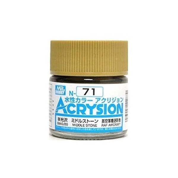 Mr Hobby Acrysion Middle Stone Semi-Gloss Aircraft N71 • Canada's ...