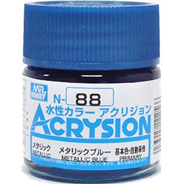 Mr Hobby Acrysion Metallic Blue Metallic Primary N88 • Canada's largest selection of model ...