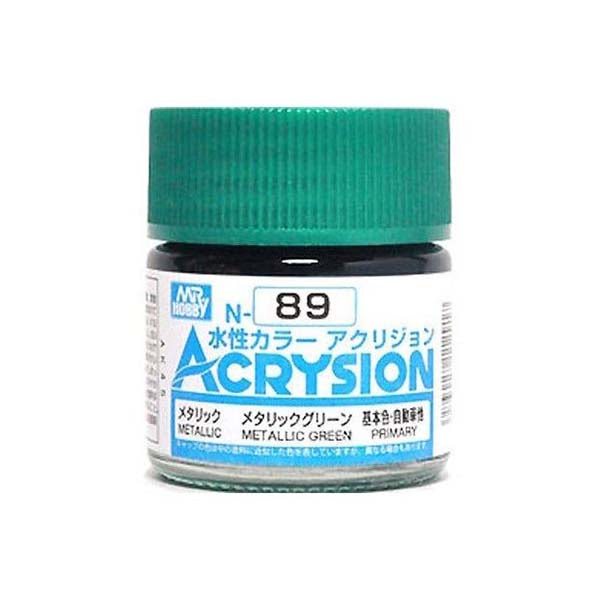 Mr Hobby Acrysion Metallic Green Metallic Primary N89 • Canada's largest selection of model ...