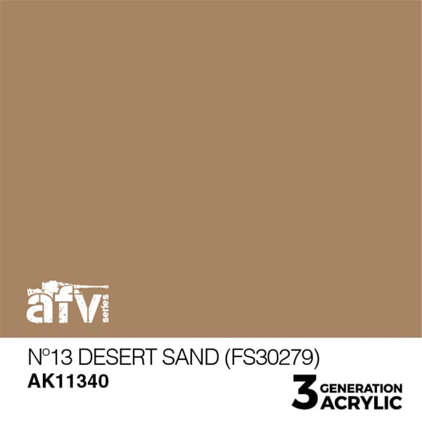 AK Interactive Acrylics AFV Nº13 Desert Sand FS30279 11340 • Canada's ...