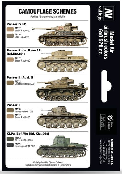 Vallejo DAK Colors 1941-1944 Paint Set of 6 71207 • Canada's largest ...