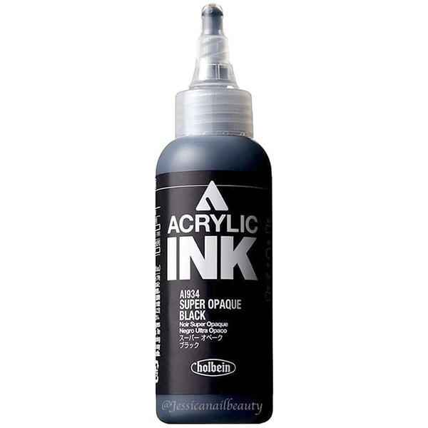 Holbein Acrylic Ink Super Opaque Black 100 ml AI934C • Canada's largest ...