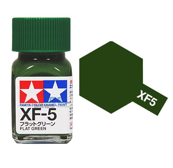 Tamiya Enamel Paint XF-5 XF5 EXF-5 EXF5 Flat Green 80305 • Canada's ...
