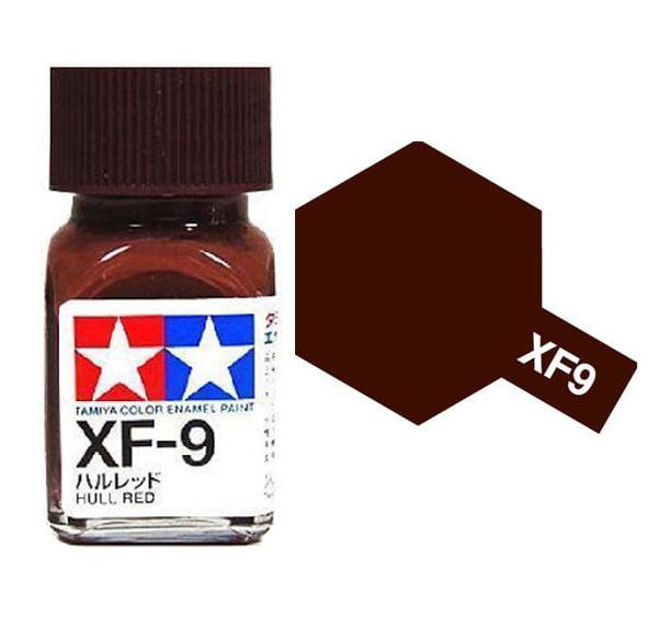 Tamiya Enamel Paint XF-9 XF9 EXF-9 EXF9 Flat Hull Red 80309 • Canada's ...