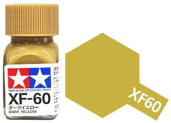 Tamiya Enamel Paint XF-60 XF60 EXF-60 EXF60 Flat Dark Yellow 80360 ...