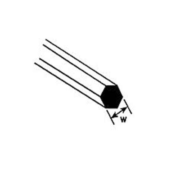 Plastruct .100 Hexagonal Styrene Rod 90876 • Canada's largest selection ...
