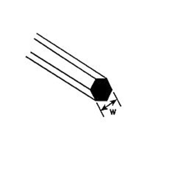 Plastruct .020 Hexagonal Styrene Rod 90871 • Canada's largest selection ...