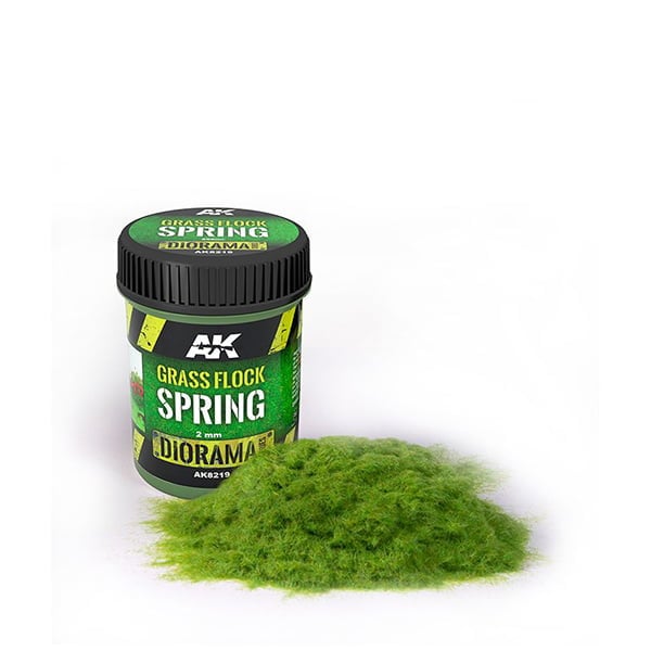 AK Interactive Grass Flock Spring 250ml AKI 8219 • Canada's largest ...