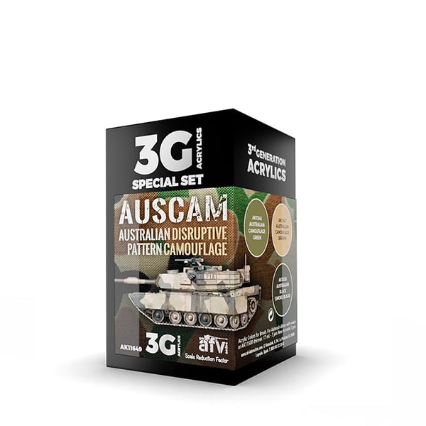 AK Interactive Acrylic 3rd Gen AUSCAM Colors Paint Set 11649 • Canada's ...