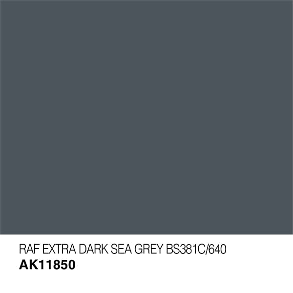 AK Interactive Acrylic 3rd Gen Air RAF Extra Dark Sea Grey BS381C/640 ...