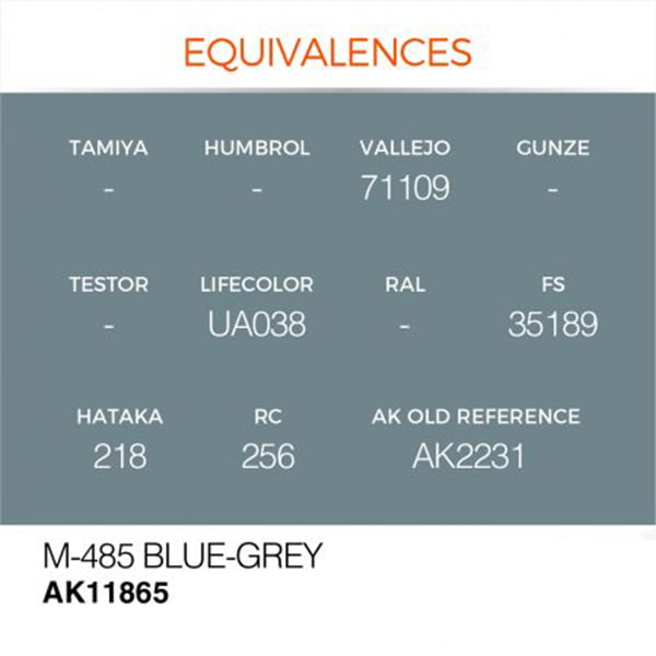 AK Interactive Acrylic 3rd Gen Air M-485 Blue-Grey AKI 11865 • Canada's ...