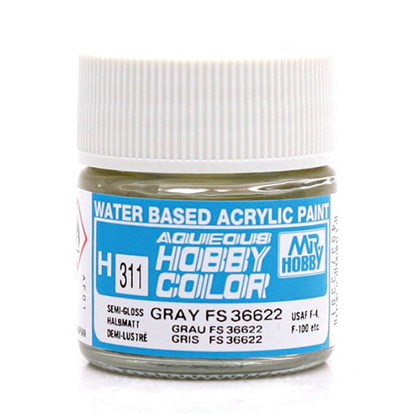 Mr Hobby Aqueous H311 Grey FS36622 USAF Camo Semi-Gloss • Canada's ...