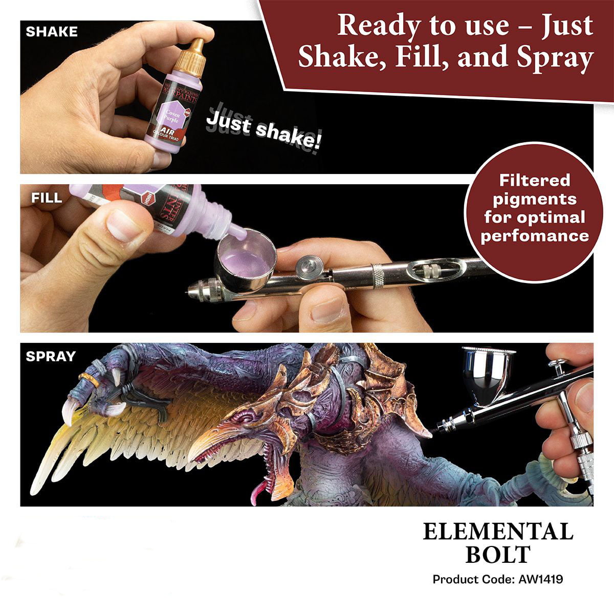 The Army Painter Air Elemental Bolt 18ml AW1419 • Canada's largest ...