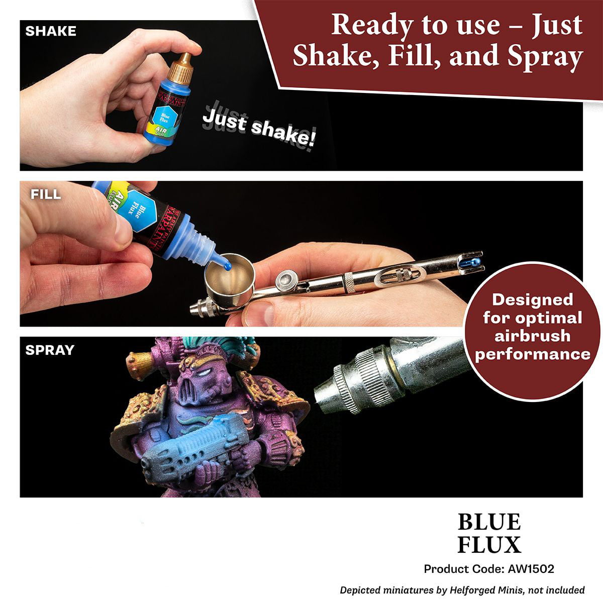 The Army Painter Fluo Air Blue Flux 18ml AW1502 • Canada's largest ...