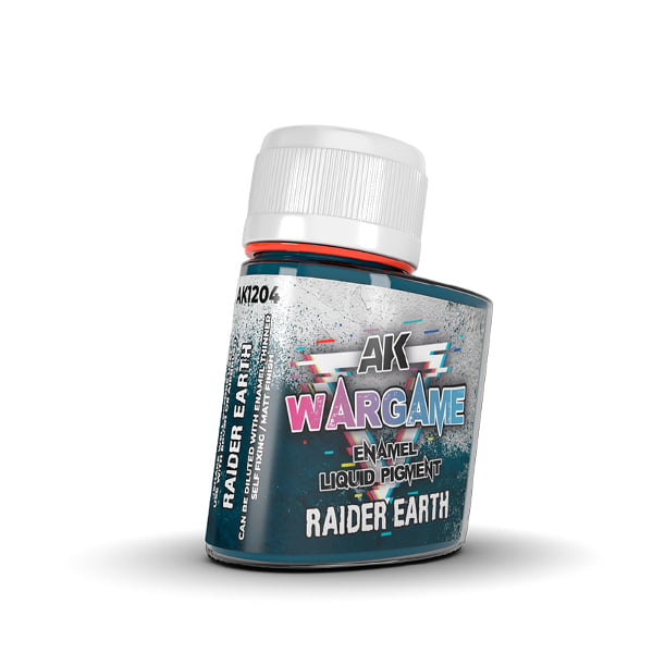 AK Interactive Wargame Enamel Liquid Pigments Raider Earth 35ml AKI ...