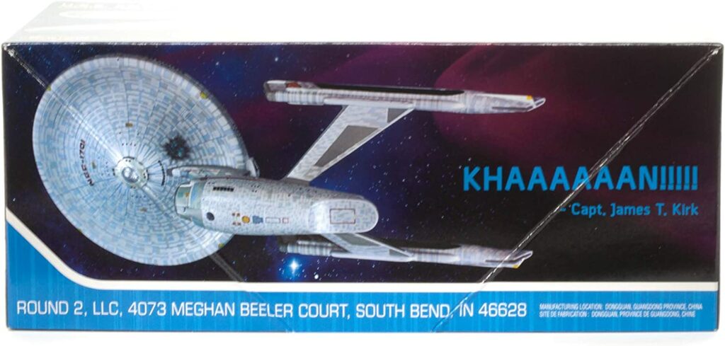 Polar Lights Star Trek USS Enterprise NCC-1701 Refit 1/1000 Scale 974 ...