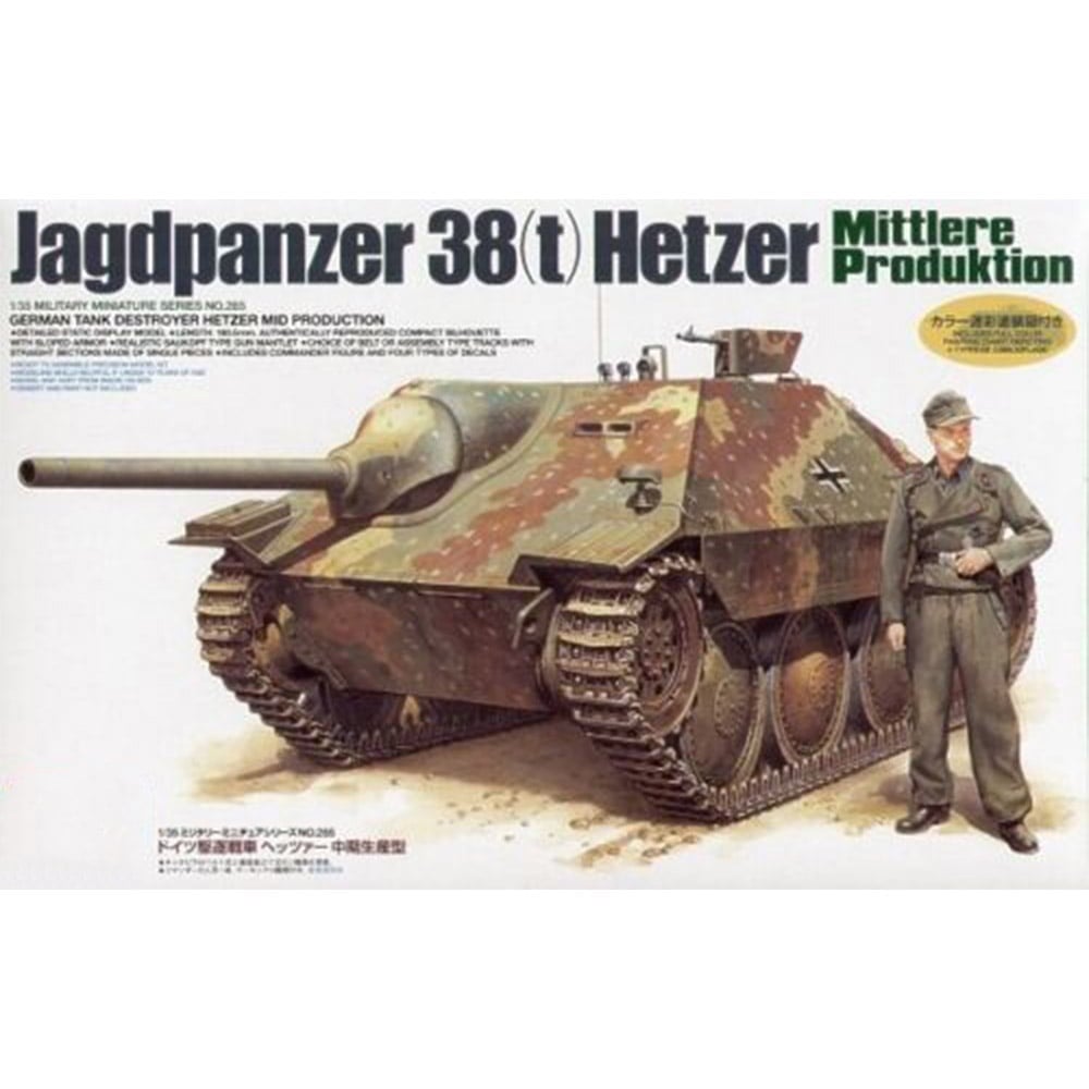 Tamiya Jagdpanzer 38t Hetzer Mid Production 1/35 Scale 35285 • Canada's ...