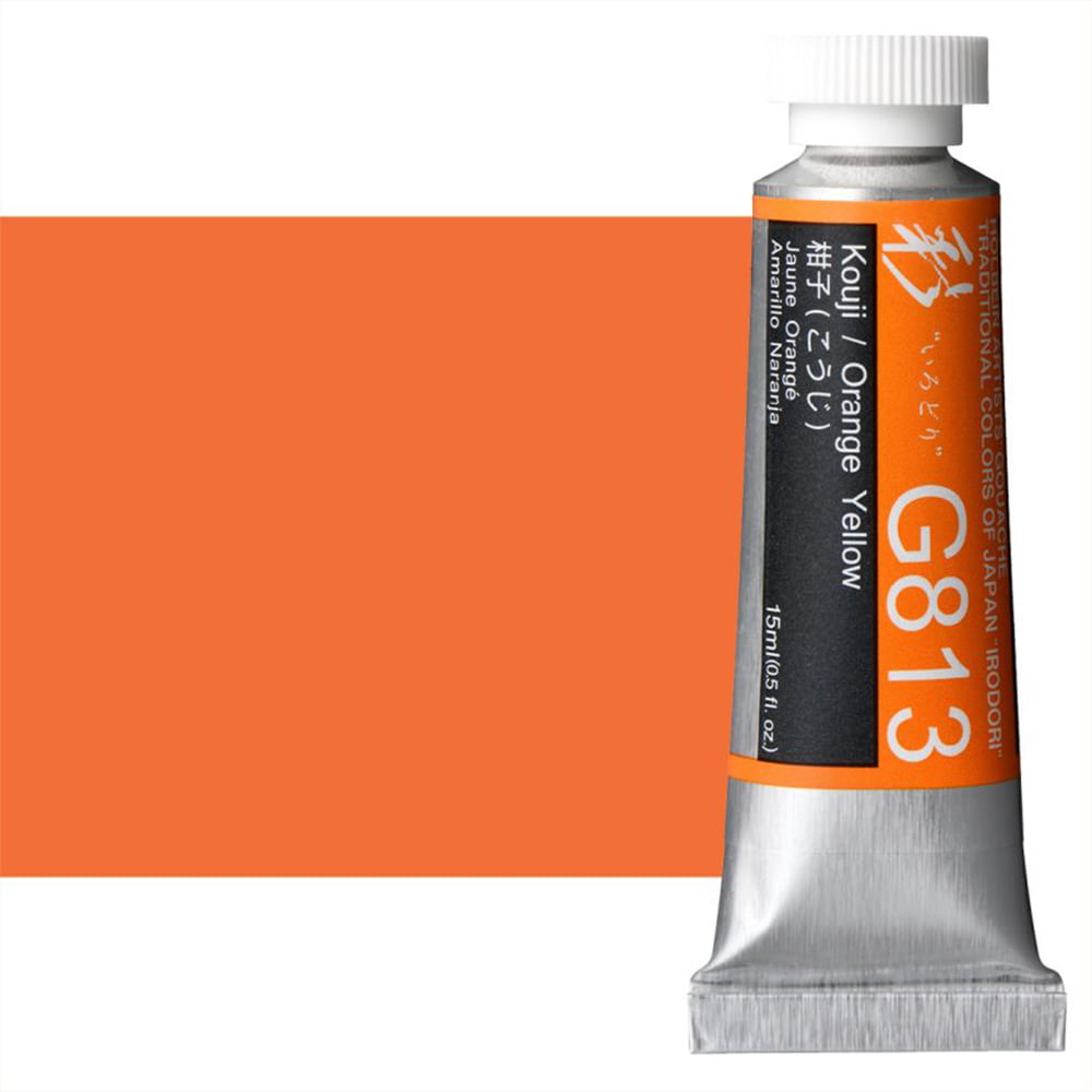 Holbein Artist Gouache Irodori Orange Yellow / Kouji 15ml G813A ...