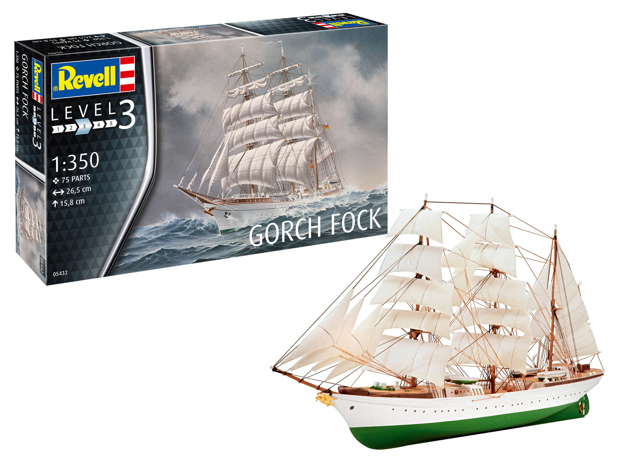 Revell Gorch Fock Ship 1/350 Scale RVG 05432 • Canada's largest ...