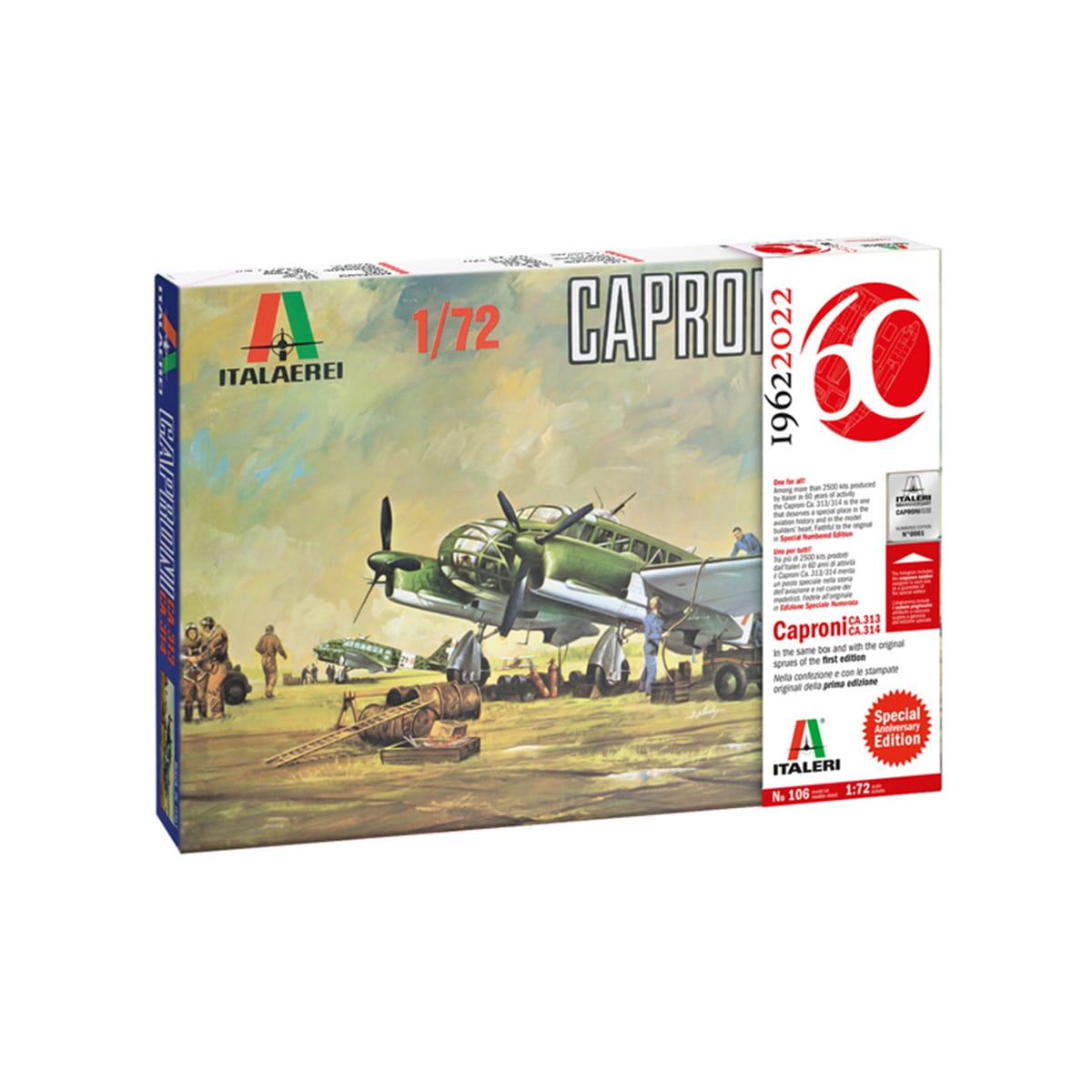 Italeri Caproni CA. 313 CA. 314 1/72 Scale 0106 • Canada's largest ...