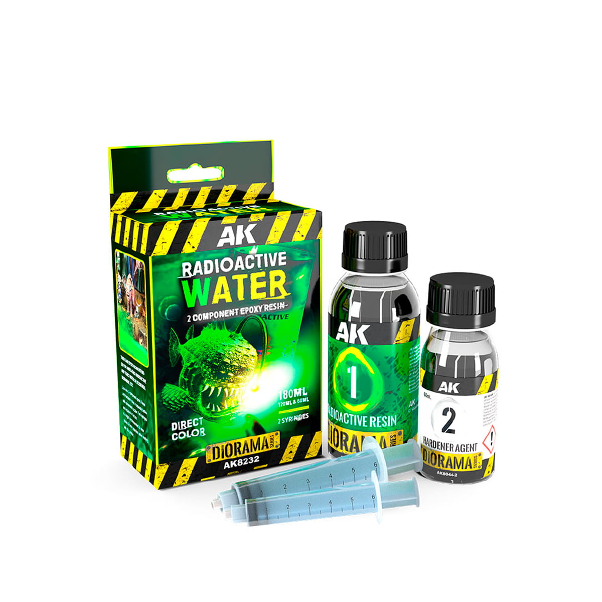 AK Interactive Radioactive Water 2 Component Epoxy Resin AKI 8232 ...
