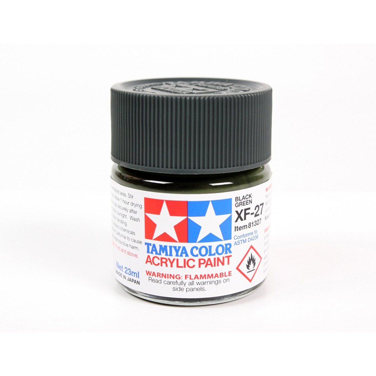 Tamiya Acrylic Paints XF27 XF-27 81727 Black Green