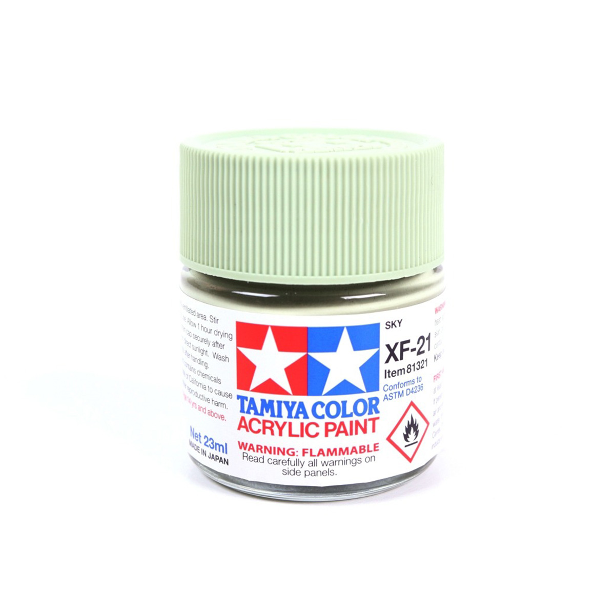 Tamiya Acrylic Paints XF21 XF-21 81721 Sky