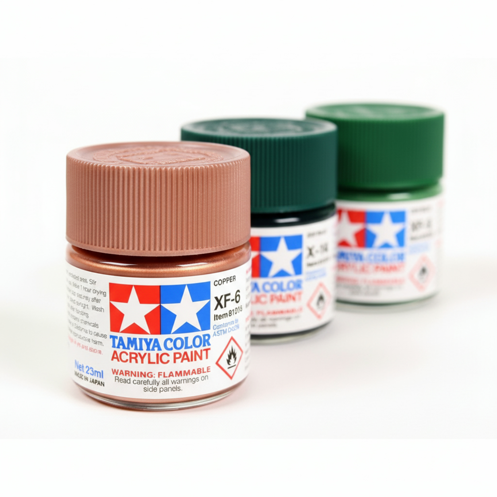 Tamiya Acrylic Paints XF6 X-F6 81706 Copper