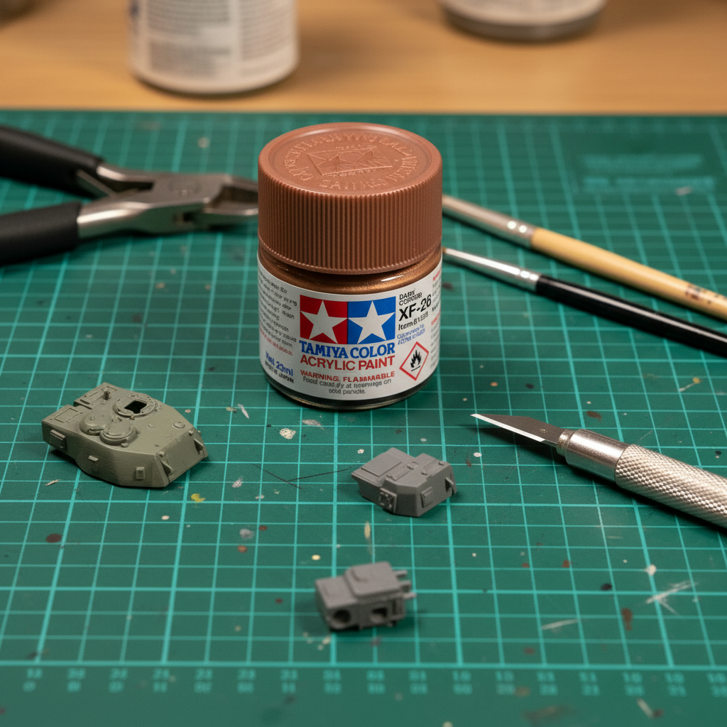 Tamiya Acrylic Paints XF28 XF-28 81728 Dark Copper