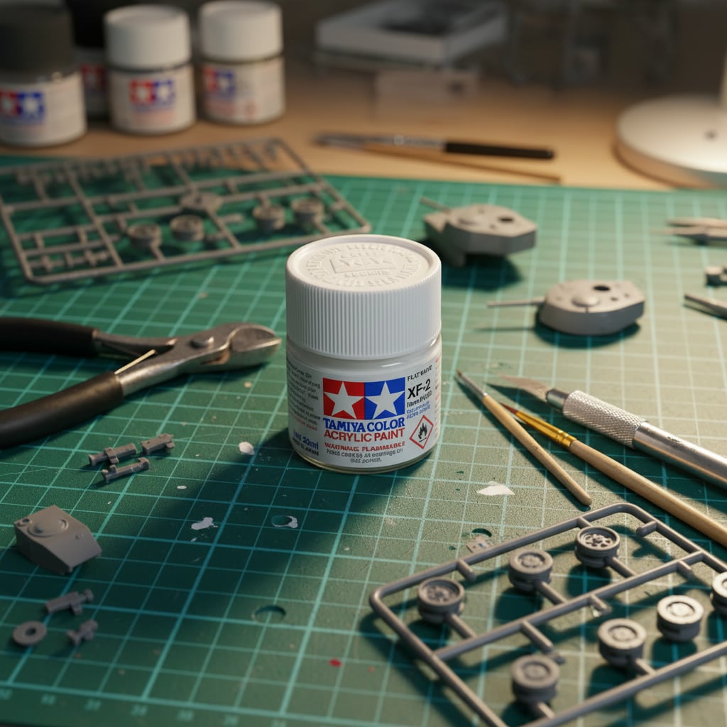 Tamiya Acrylic Paints XF2 X-F2 81702 Flat White