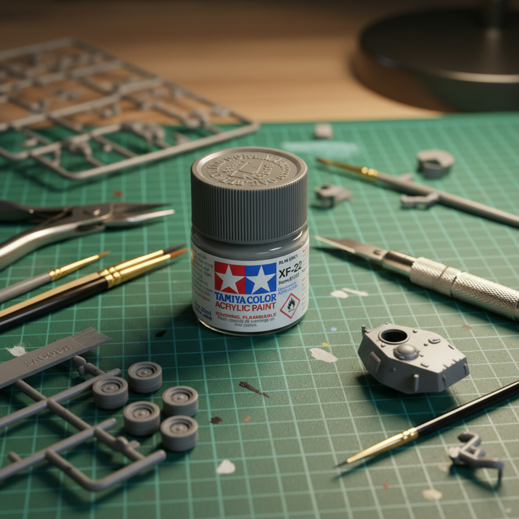 Tamiya Acrylic Paints XF22 XF-22 81722 RLM Grey Gray