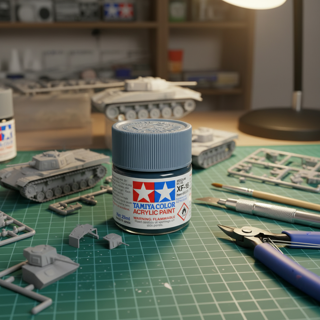 Tamiya Acrylic Paints XF18 XF-18 81718 Medium Blue