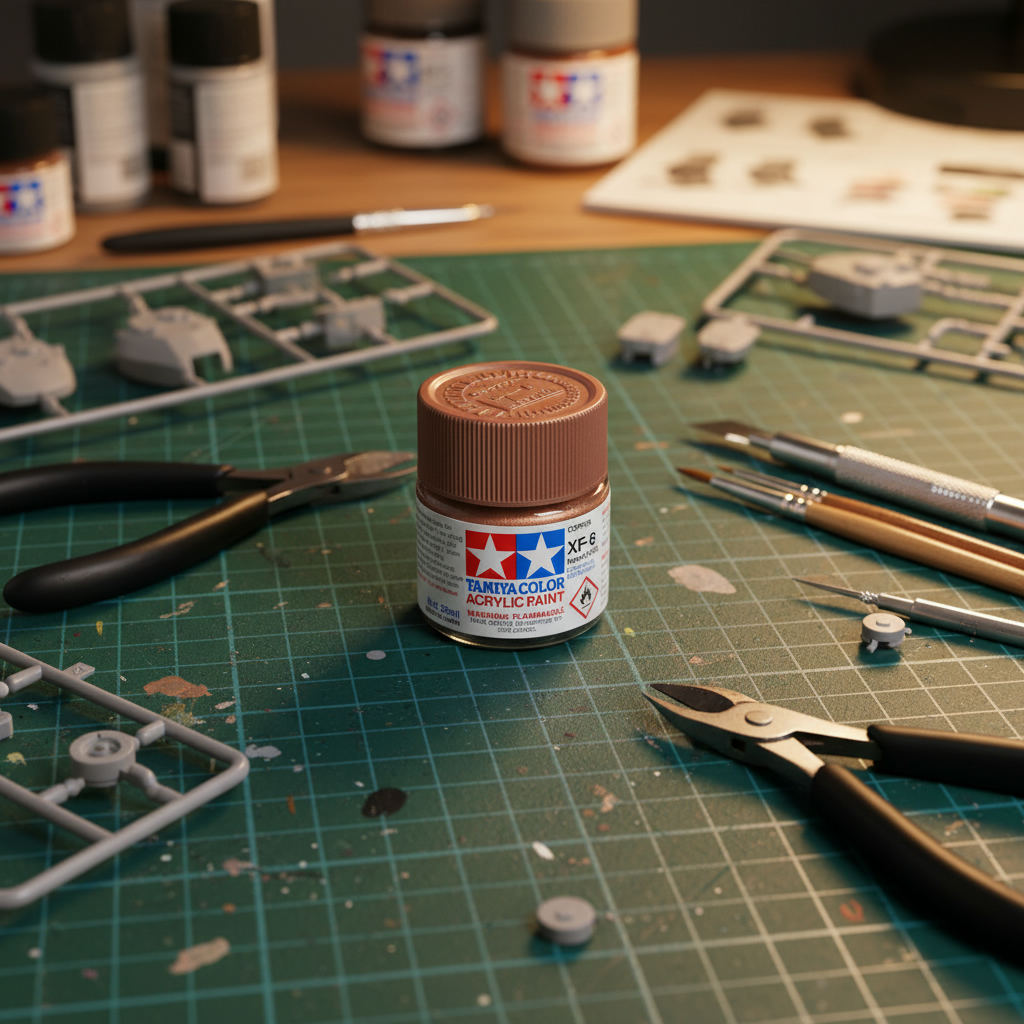 Tamiya Acrylic Paints XF6 X-F6 81706 Copper