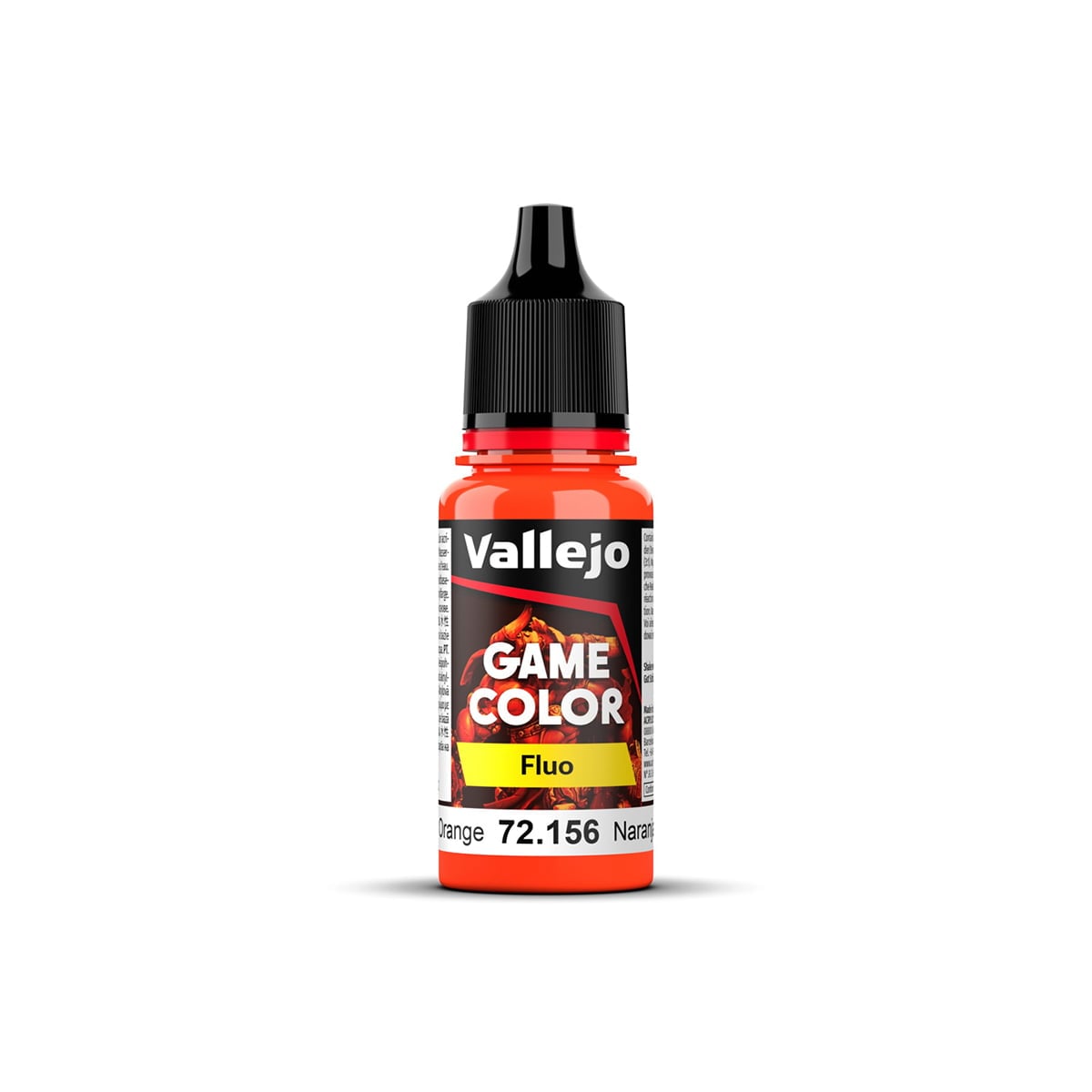 Vallejo Game Color Fluo Fluorescent Orange 18ml 72156 • Canada's ...